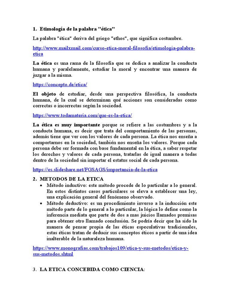 La etimología y evolución del concepto de ética a través de la historia ...