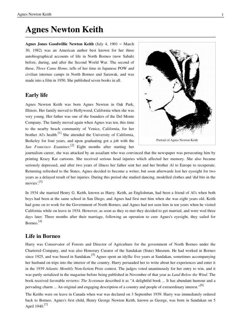 Agnes Keith - LBTW | PDF | Violence