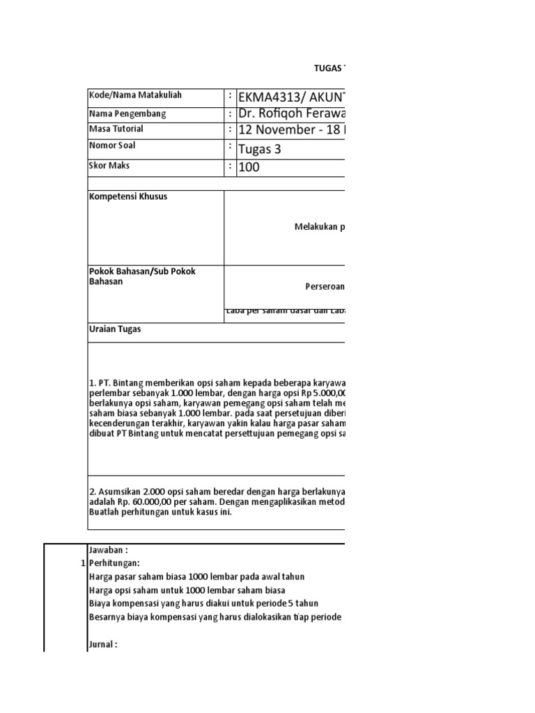 Tugas 3 Akm Ii | PDF