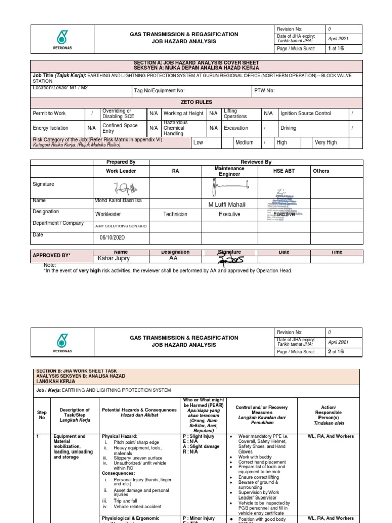 Form E26-Inspection of Earthing Electrodes-Sign | PDF | Personal ...