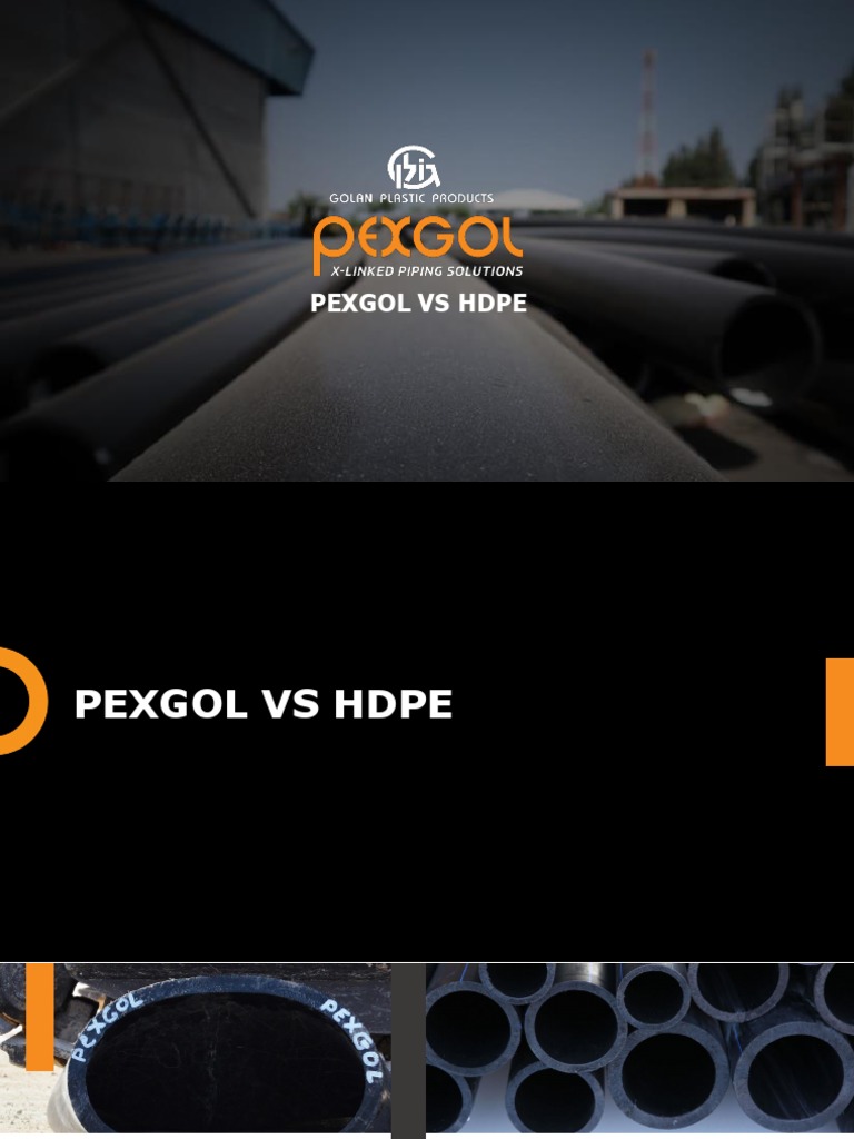 Pexgol Vs HDPE | PDF | Tubería (transporte de fluidos) | Acero