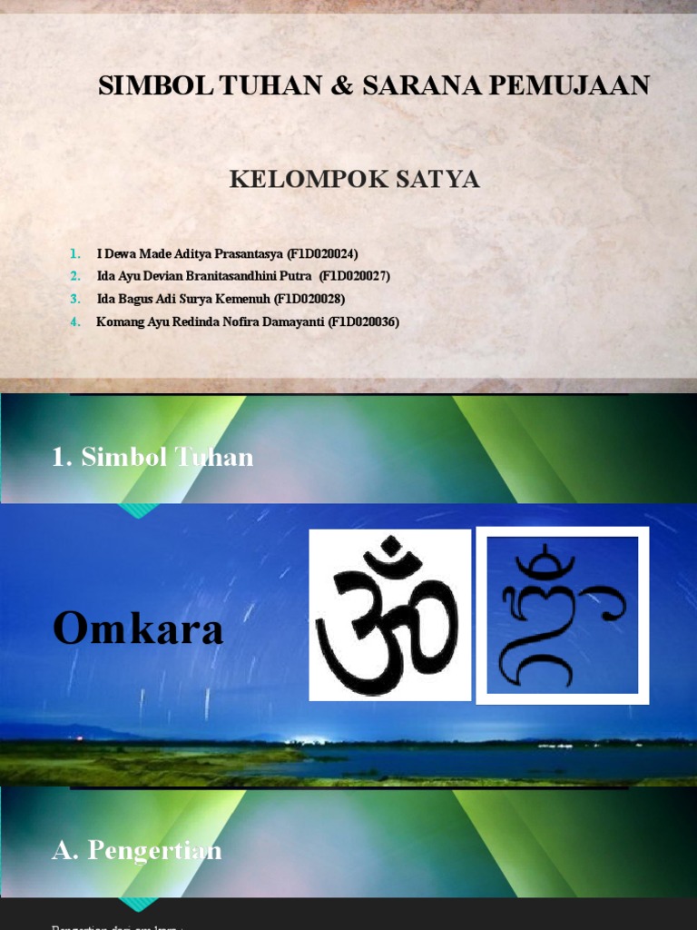 Simbol Tuhan & Sarana Pemujaan | PDF