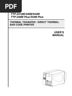 D463B (USB) User Manual | PDF | Printer (Computing) | Usb