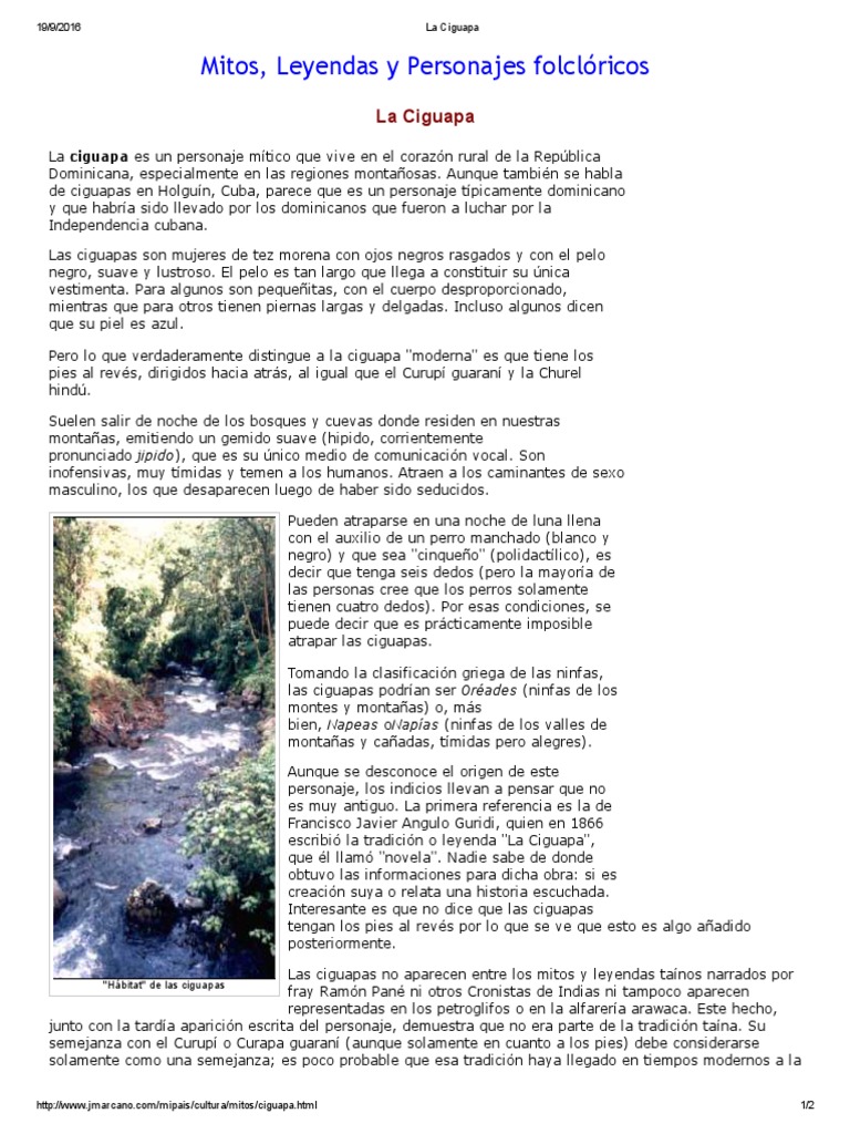 La Ciguapa | PDF