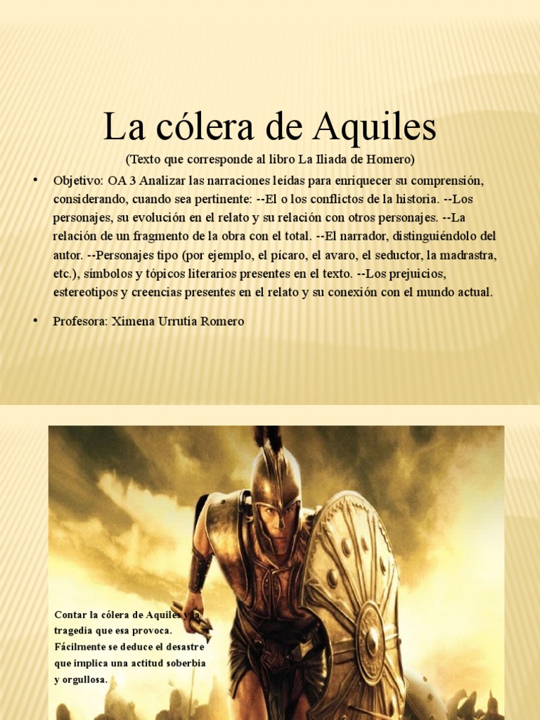 La Cólera de Aquiles Oficial | PDF | Aquiles | Héctor