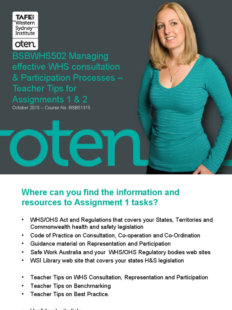 WHS Consultation & Participation Guide | PDF | Occupational Safety And ...