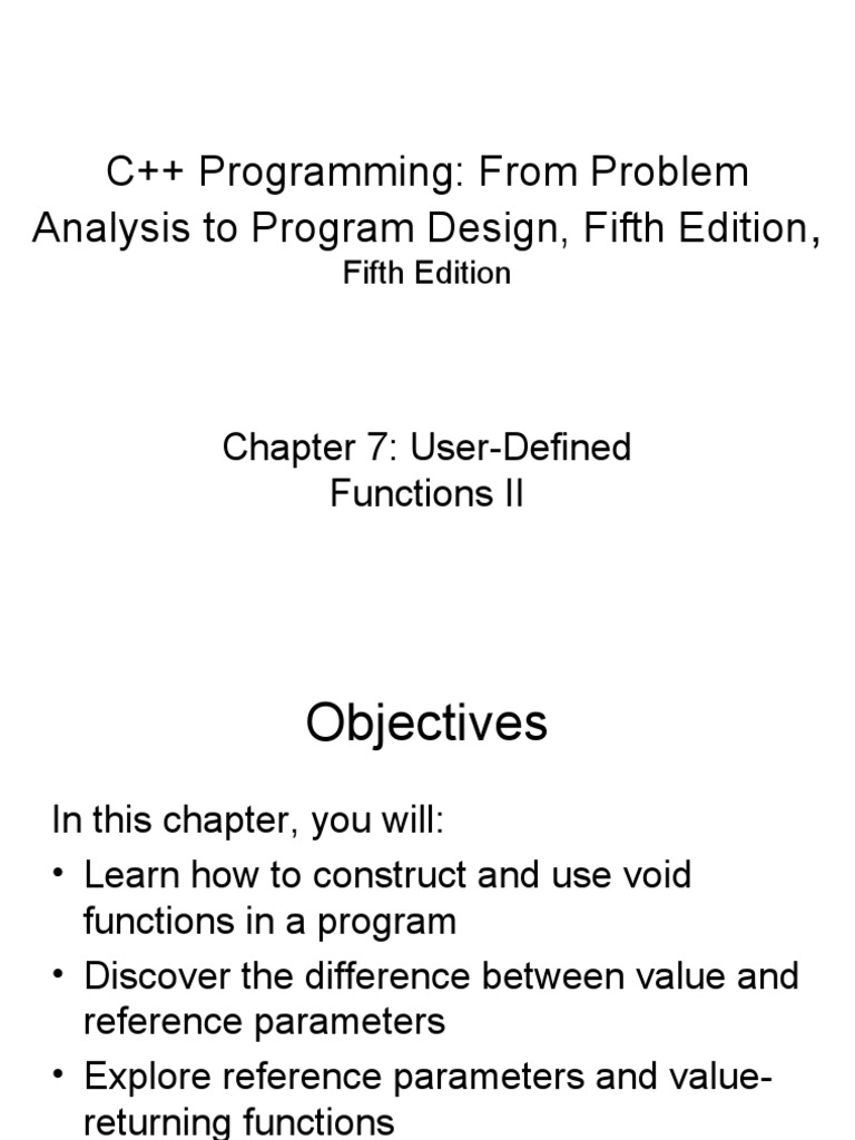 C Programming From Problem Analysis To Program Design Fifth Edition Pdf Scope Computer