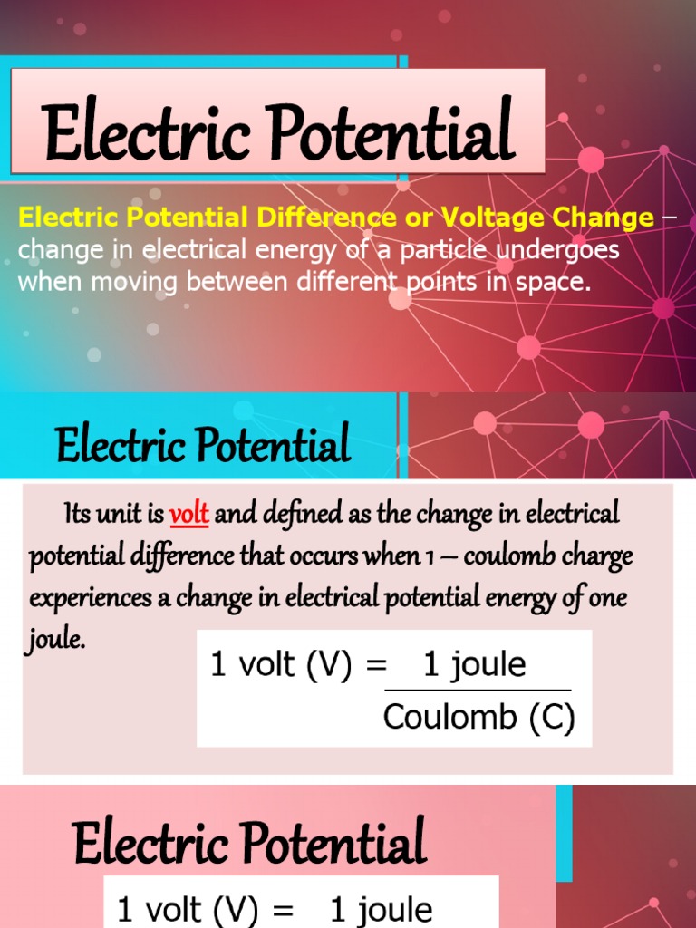 Electric Potential Electric Potential | PDF | Capacitance | Capacitor