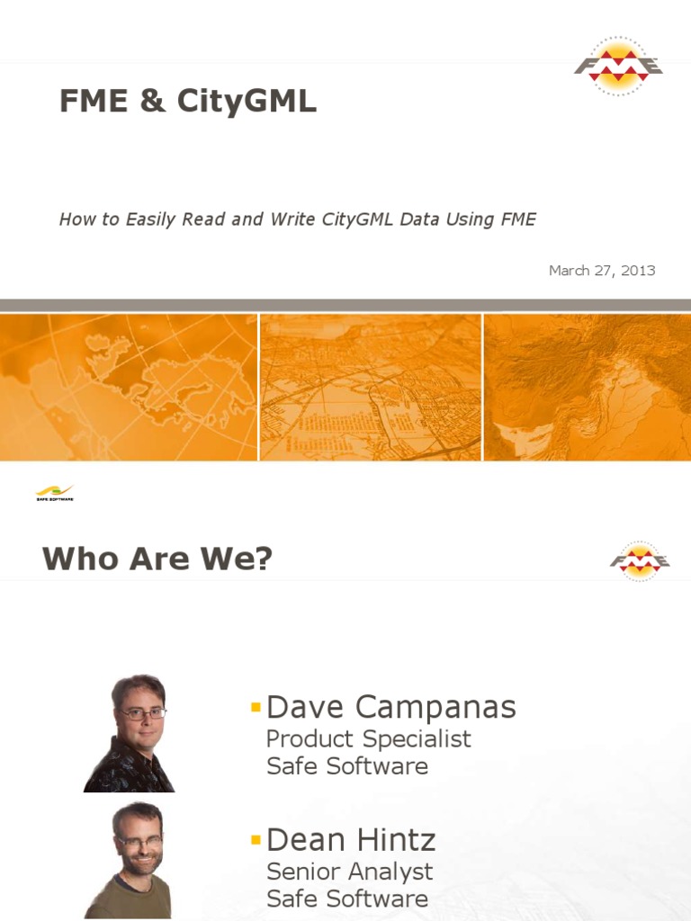 Fme & Citygml: How To Easily Read and Write Citygml Data Using Fme ...