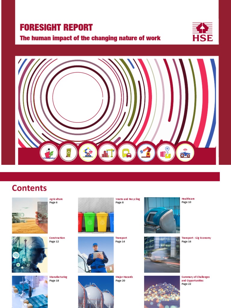 Foresight Report: The Human Impact of The Changing Nature of Work | PDF | Automation | Surgery