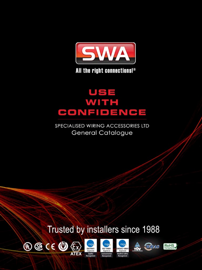 SWA Brochure Hi-Res - 2015 PDF | PDF | Electrical Connector | Equipment
