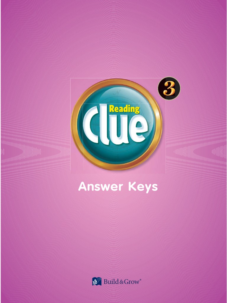 Reading Clue 3 SB Key PDF | PDF | Thunder | Taxicab