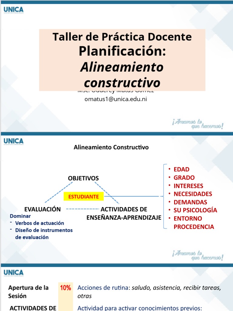 Sesion 5. Alineamiento Constructivo de La Clase | PDF | Evaluación | Evaluación neuropsicológica