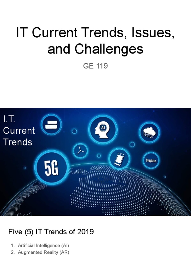 Current IT Trends and Challenges 2023 | PDF | Internet Of Things ...