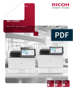 IM C3010 C3510 Spec Sheet | PDF | Paper | Office Equipment