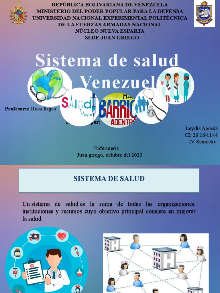 Sistema De Salud En Venezuela Pdf Sistema De Salud Venezuela 6435