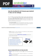 Guía para actualizar Firmware TV Box Rockchip | PDF | Android (sistema ...