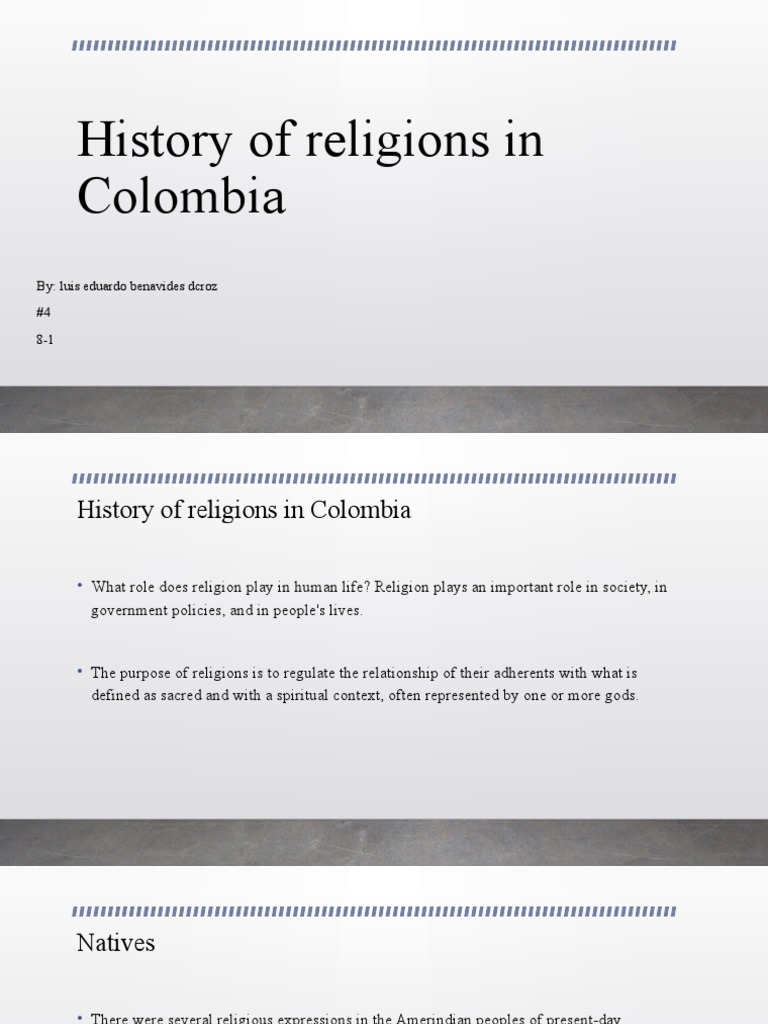 Major Religions in Colombia's History | PDF | Protestantism | Colombia