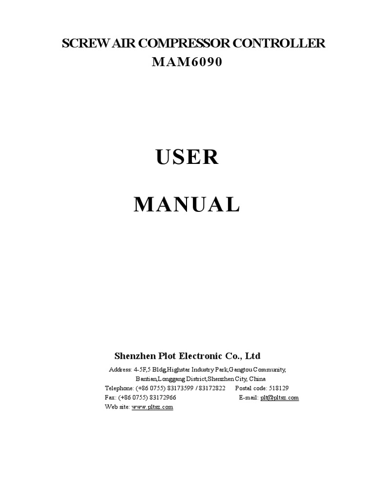 DENAIR MAM6090 Control Panel Manual PDF | PDF | Power Inverter ...