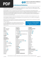2024 Maintenance Medication List | PDF | Drugs | Pharmacology