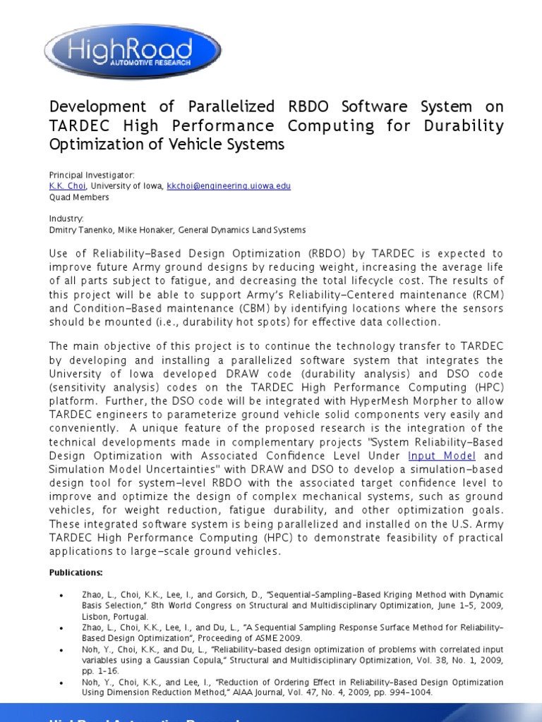 HRAR RBDOParra | PDF | Mathematical Optimization | Reliability Engineering