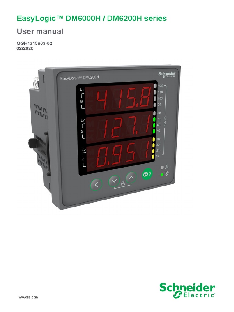 User Manual: Easylogic™ Dm6000H / Dm6200H Series | PDF | Scada ...