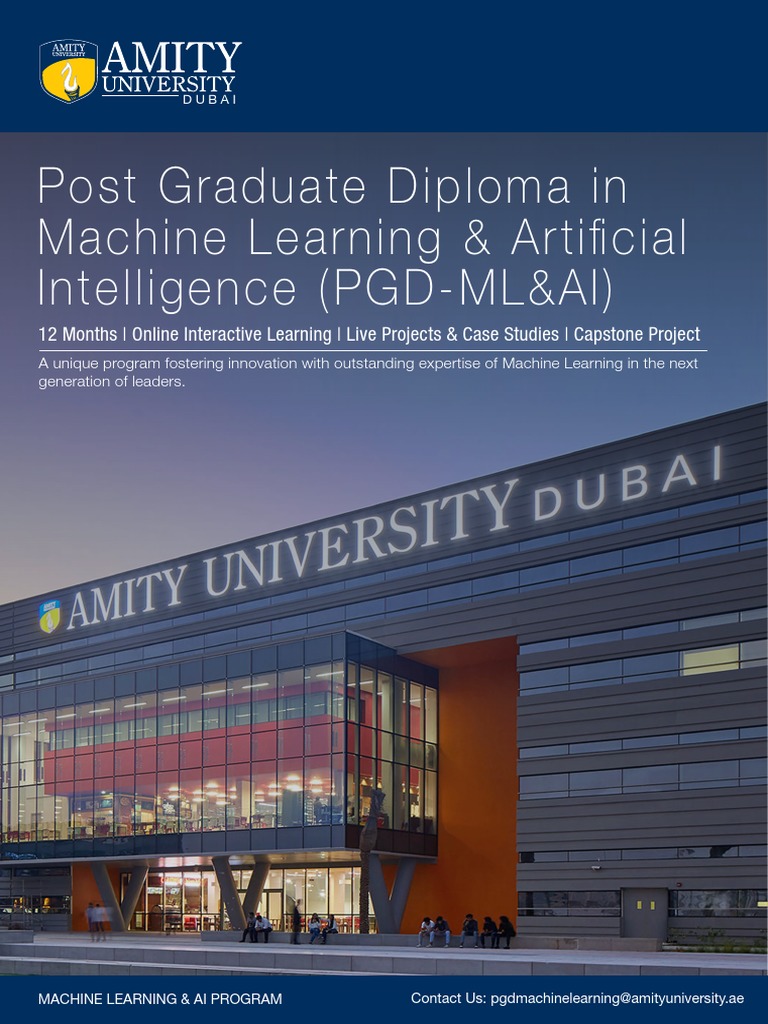 Post Graduate Diploma in Machine Learning & Artificial Intelligence ...