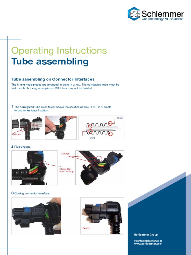 Operating Instructions: Tube Assembling | PDF | Home & Garden | Computers