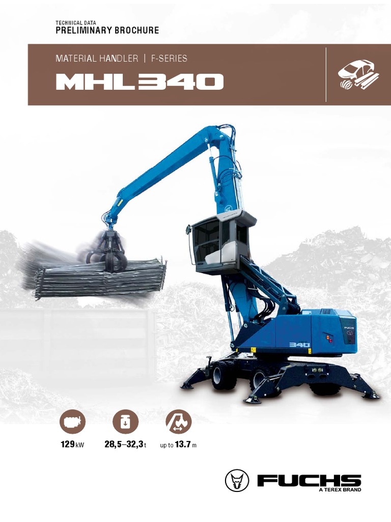 MHL340 en PDF | PDF | Elevator | Diesel Engine