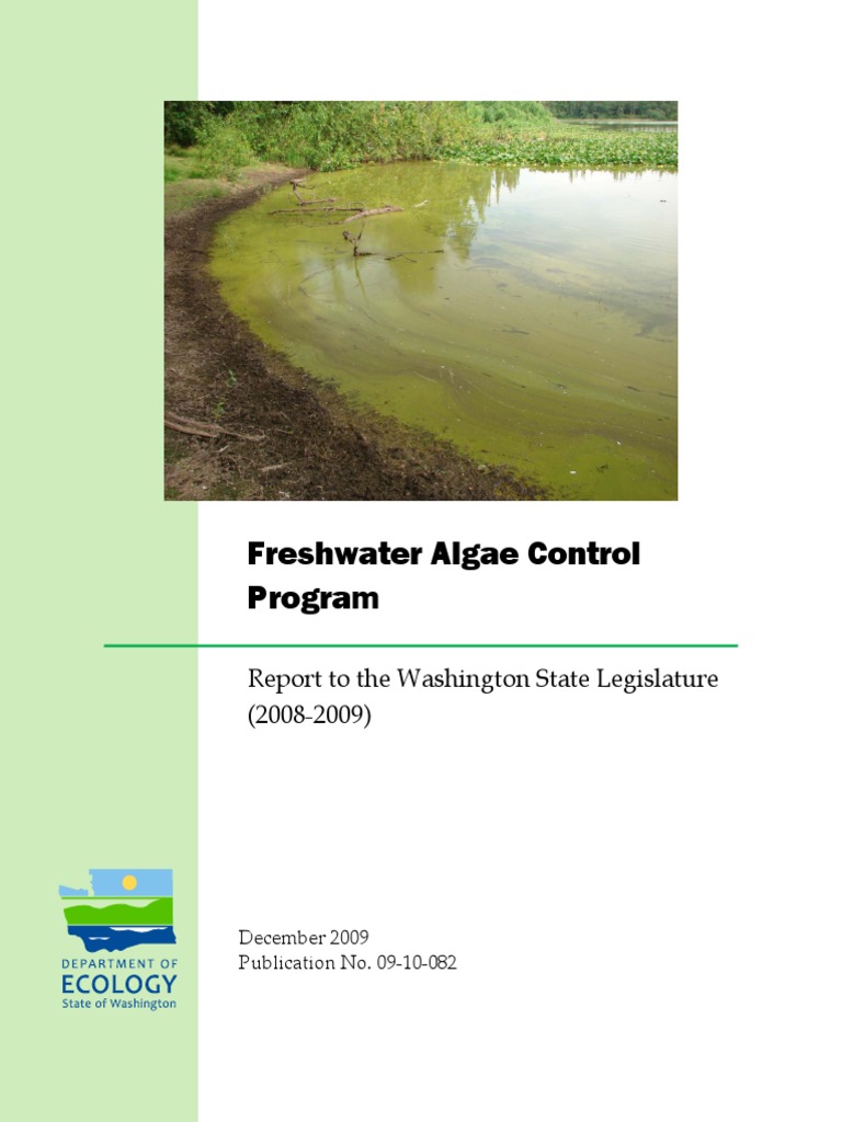 Freshwater Algae Control Program: Report To The Washington State ...