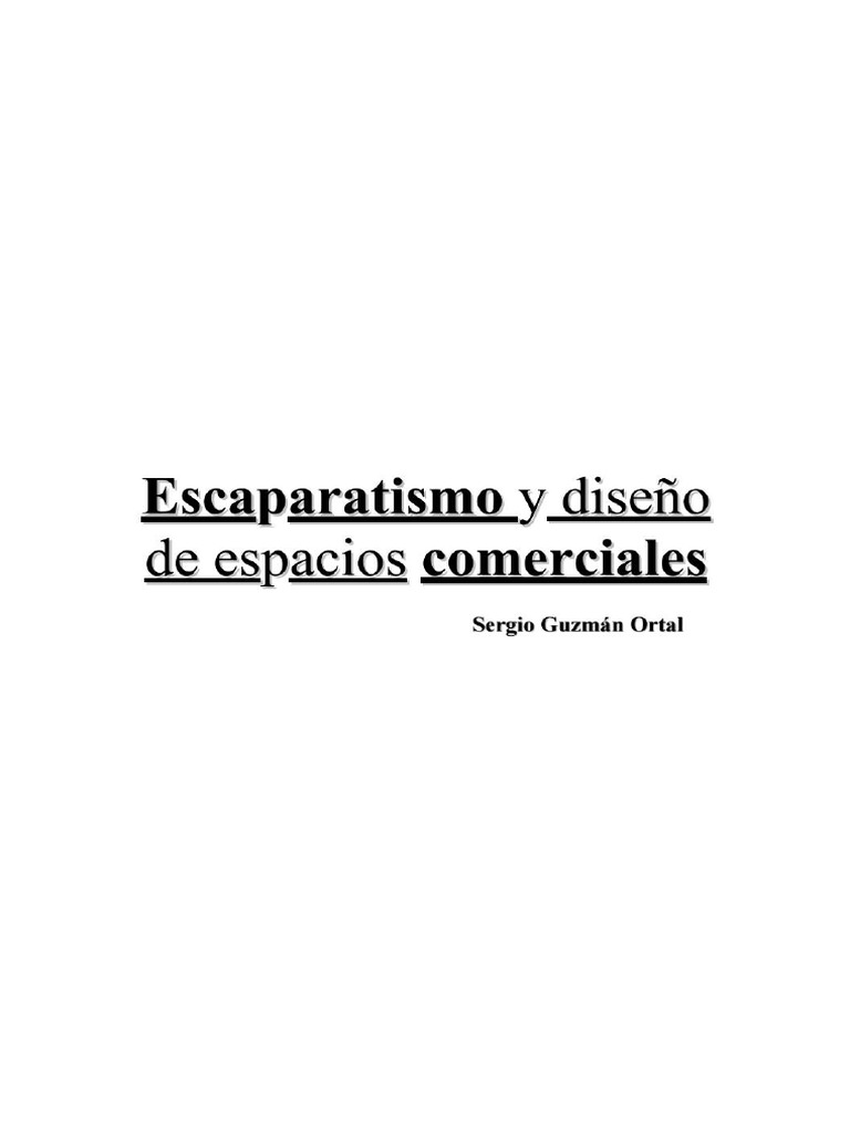 Libro Escaparatismo y Diseño de Espacios Comerciales | PDF