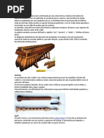Instrumentos Musicales Región Amazónica | PDF