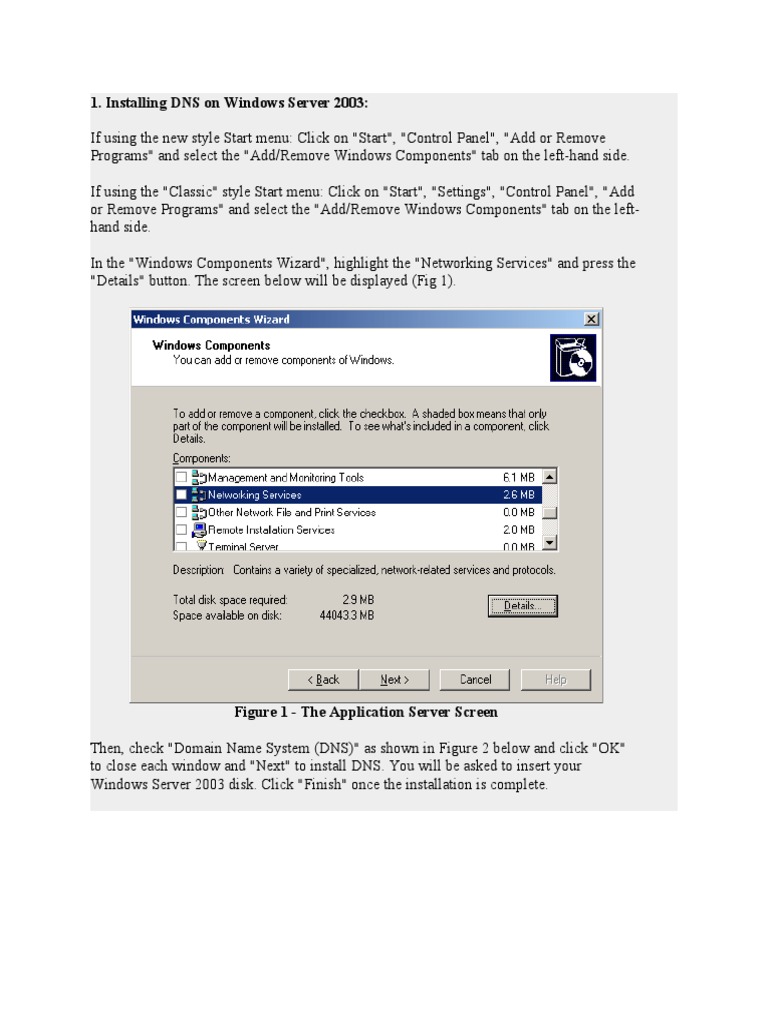 DNS Windows Server 2003 | PDF | Domain Name System | Ip Address