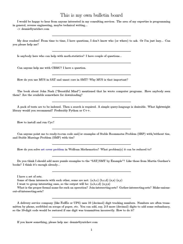 SAT SMT by Example PDF | PDF | Discrete Mathematics | Theoretical Computer Science