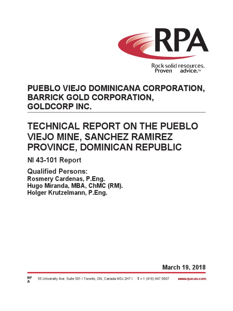 RPA Report | PDF | Mining | Risk