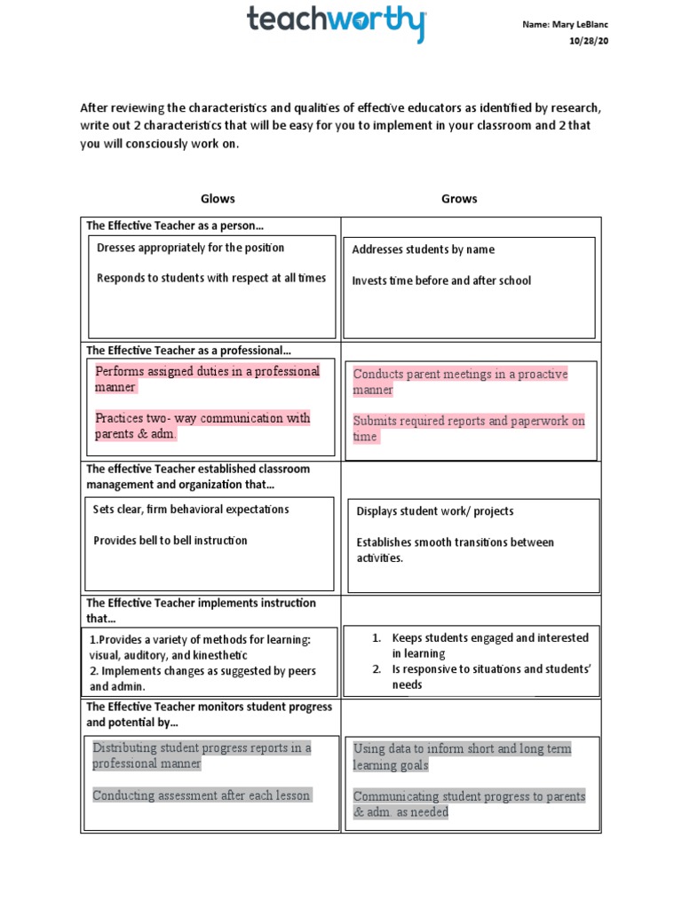 Effective Teaching Strategies | PDF