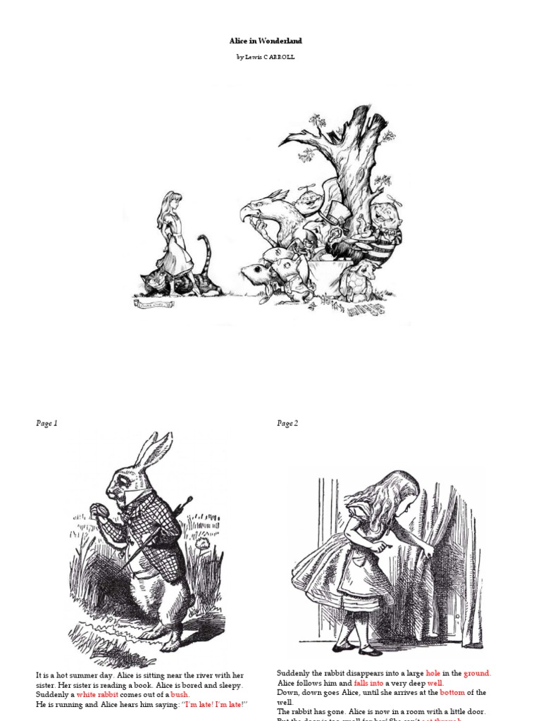 Alice in Wonderland | PDF | Alice (Alice's Adventures In Wonderland ...
