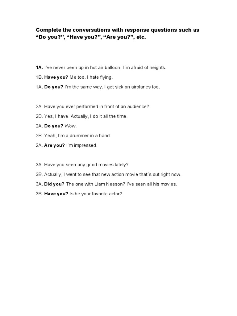 Exercise 7 - Response Questions | PDF | Language Arts & Discipline | Art