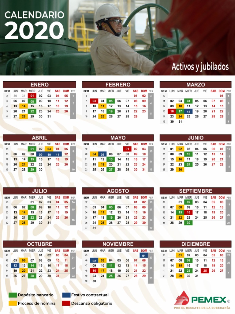 Calendario De Pago Pdf