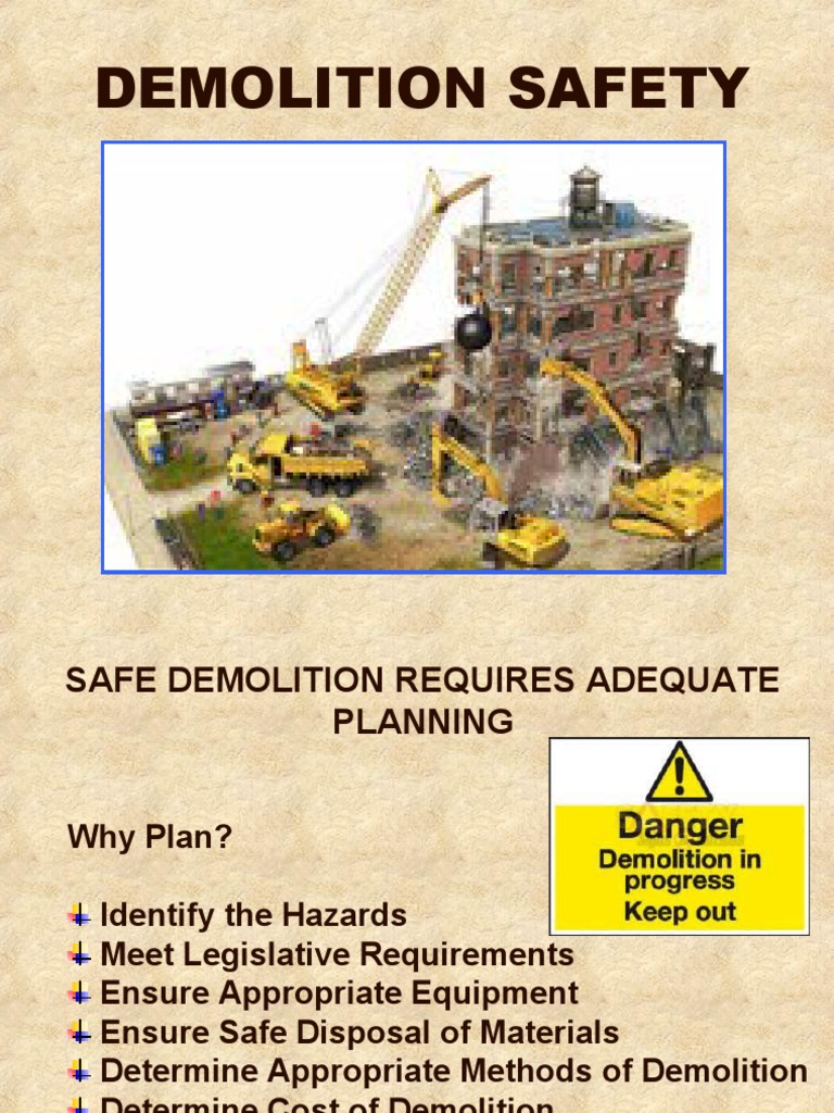 Demolition Safety-Rev | PDF