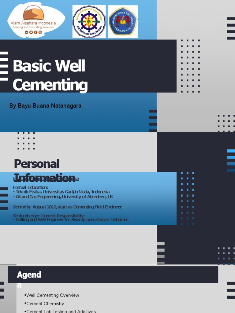 Basic Well Cementing AAI Template Final | PDF | Casing (Borehole) | Oil Well