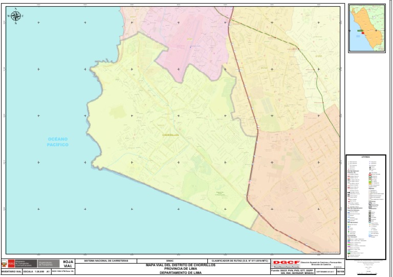 Mapa Vial de Chorrillos | PDF