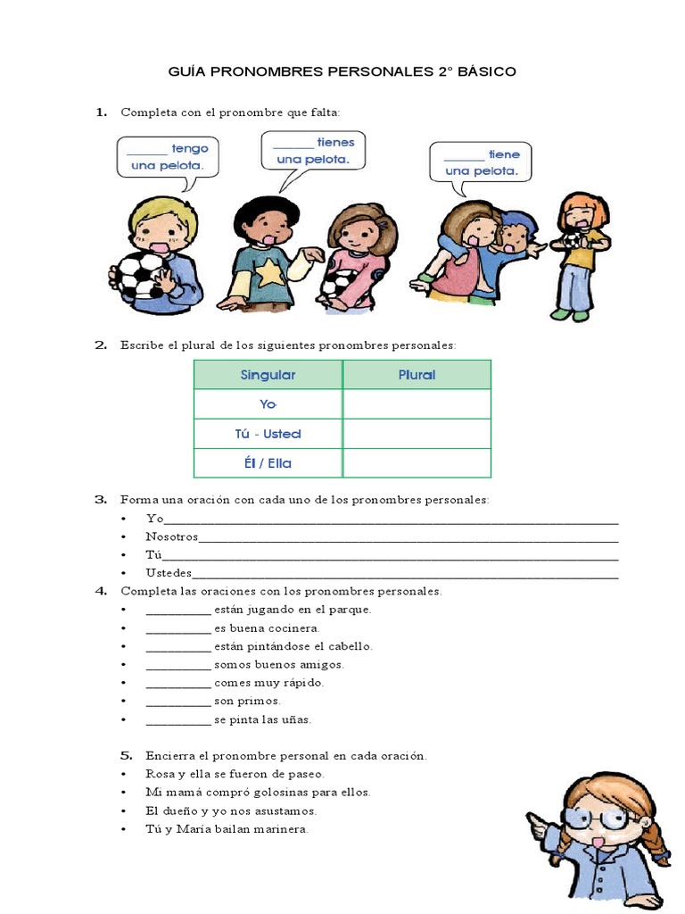GUÍA PRONOMBRES PERSONALES 2