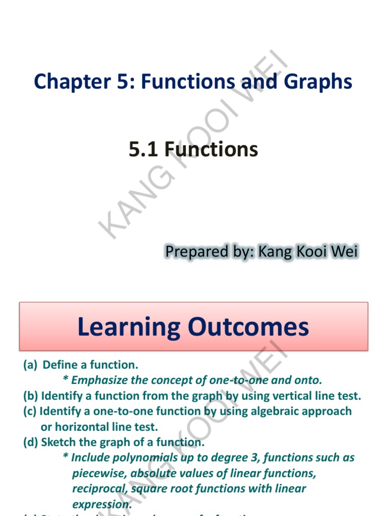 Functions and Graphs: Understanding Domain and Range | PDF | Function (Mathematics ...