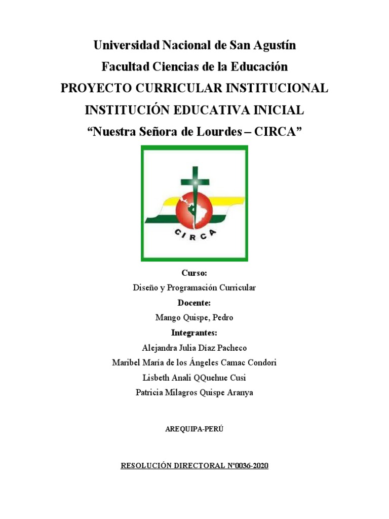 Pci - Nivel Inicial | PDF | Plan de estudios | Maestros