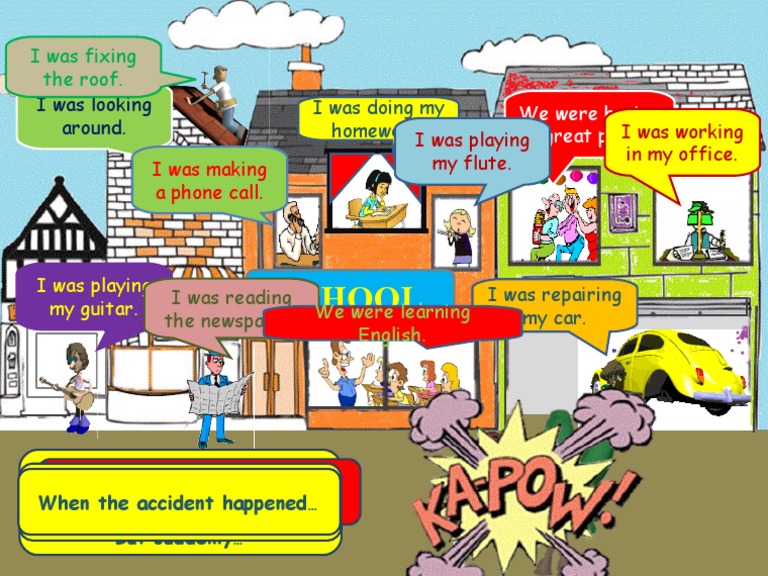 Past Continuous Tensemovielikeanimated Grammar Guides Reading ...
