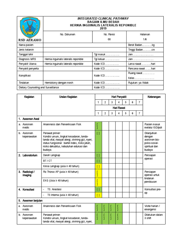 Pathway Hernia Inguinalis Reponible | PDF