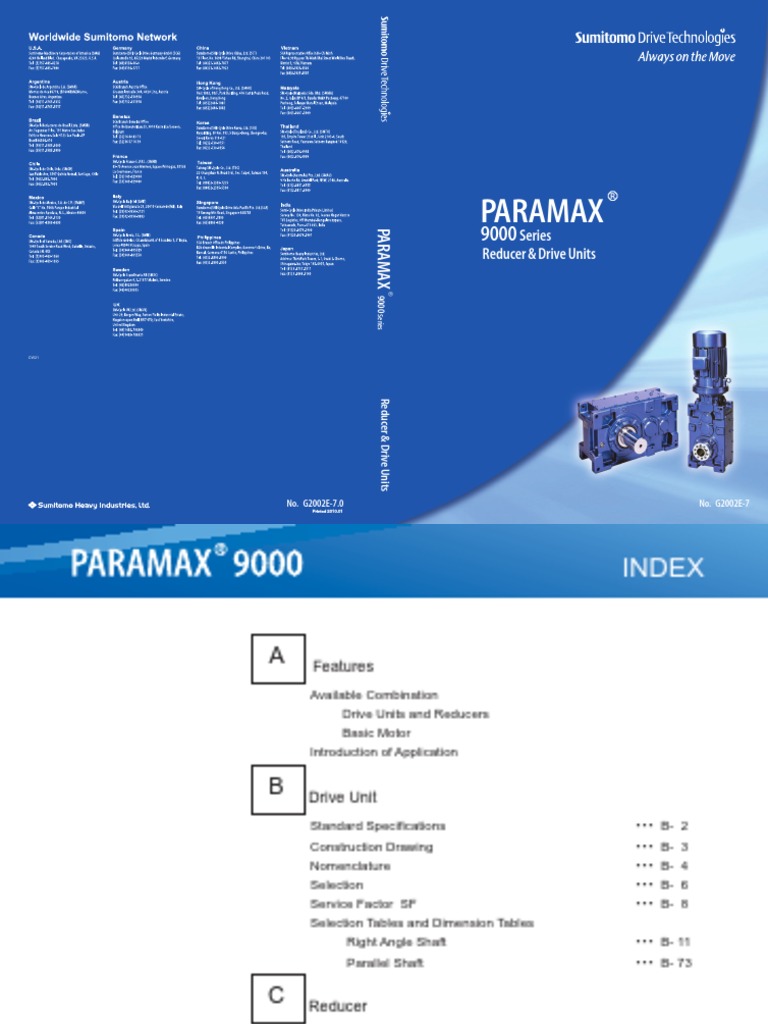 Paramax 9000 PDF | PDF | Electric Motor | Gear