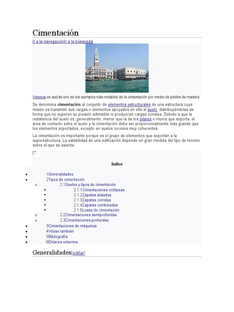 Cimentación Yoiner | PDF | Fundación (Ingeniería) | Diseño ambiental