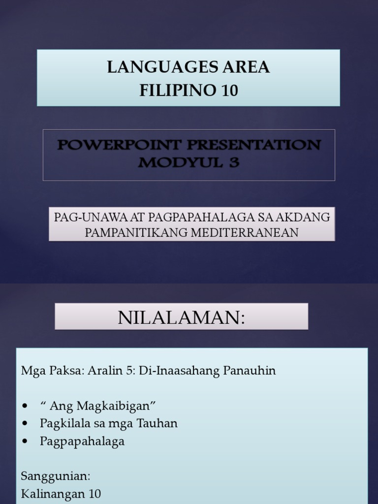 PPT10 Modyul 4 | PDF